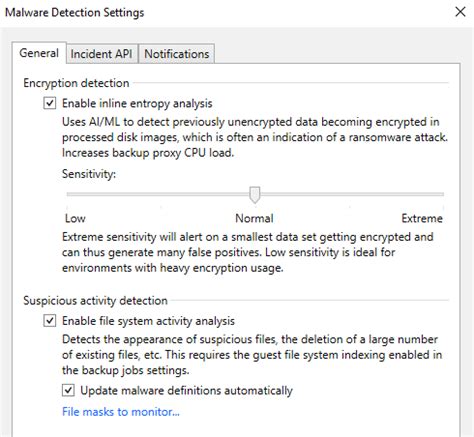 Veeam Backup And Replication V12 3 New Malware Detection Settings