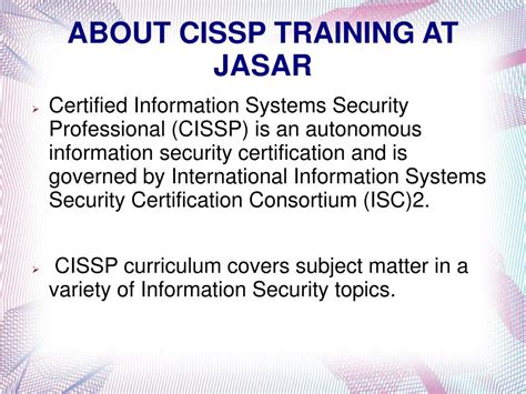 Ppt Cissp Training Powerpoint Presentation Free Download Id 1490896