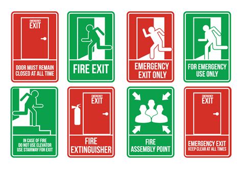 Emergency Exit Vectors Download Free Vector Art Stock Graphics Images