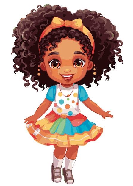 Premium Vector Vector Cartoon Girl Character