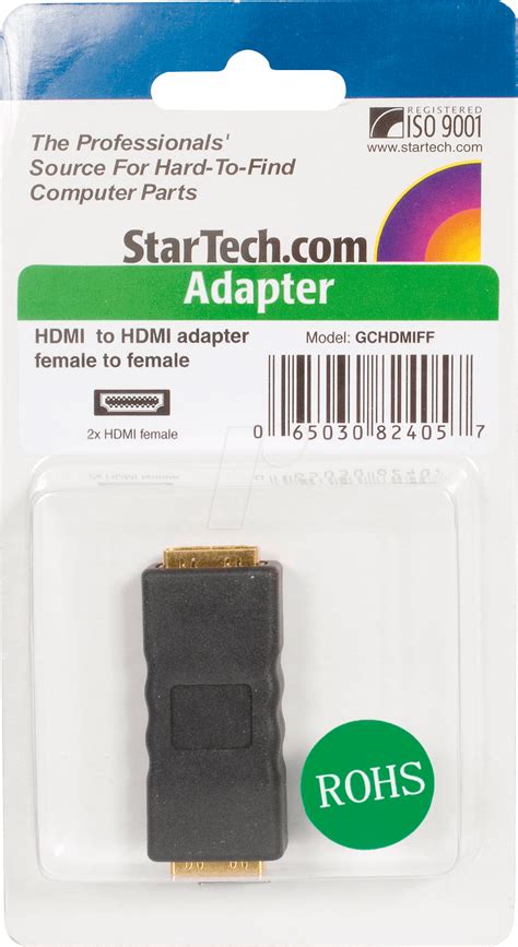 St Gchdmiff Adapter Hdmi Socket To Hdmi Socket At Reichelt Elektronik