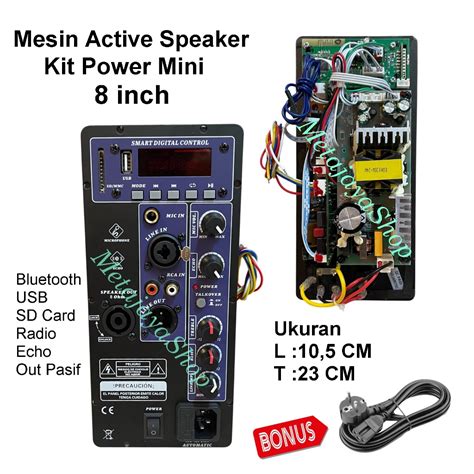 Jual Kit Power Modul Speaker Mesin Active Mini Power Kit Aktif Shopee Indonesia