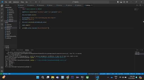 Python Mysql Crud Database Datamanipulation Learningjourney Milestone Gratitude