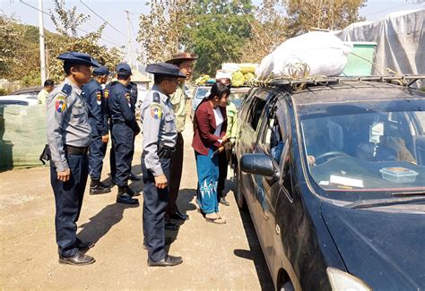 မိုင်းရယ်နယ်တွင် မူးယစ်ဆေးဝါးနှင့် တရားမဝင်ကုန်စည်များ သယ်ဆောင်ခြင်းမရှိစေရေး တာဝန်ရှိသူများ စစ