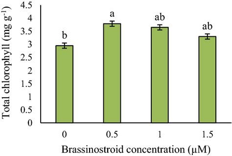 Simple Effects Of Different 24 Epibrassinolide Concentrations On Total