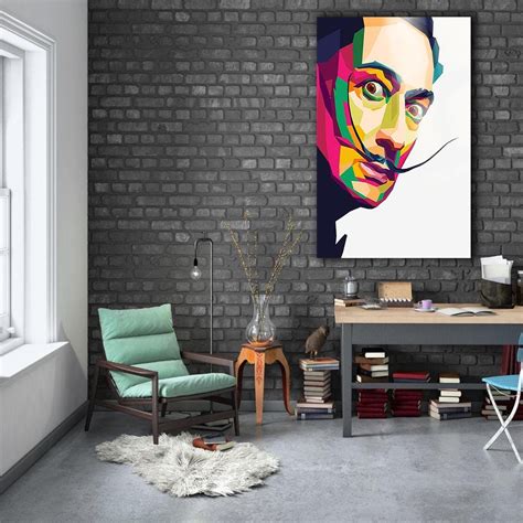 Salvador Dali Tempered Glass Wall Art Salvador Dali Stanied Glass Art