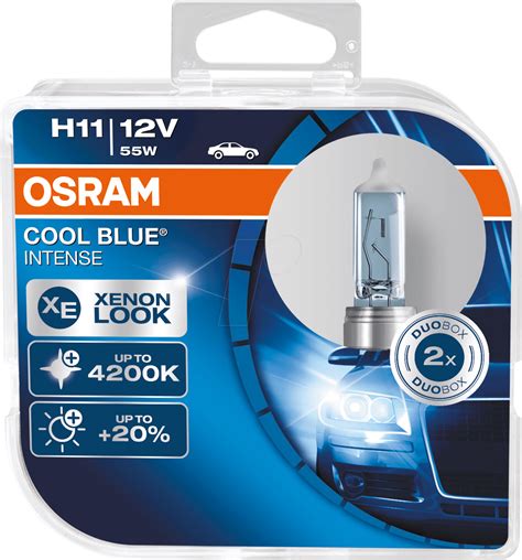 OSR 64211CBI-HCB: Kfz-Lampe, H11, 2er-Pack, PGJ19-2, Cool Blue Intense ...