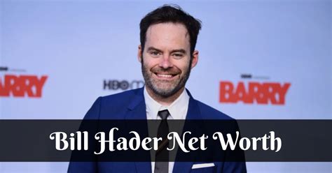 Bill Hader Net Worth American Actor Voice Actor Comedian Producer