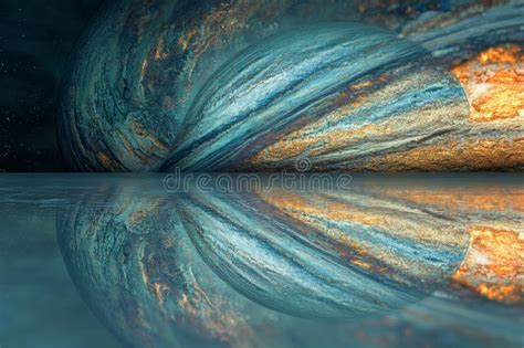 Stunning Reflection Of Uranus The Gas Giant Showcasing Its Majestic
