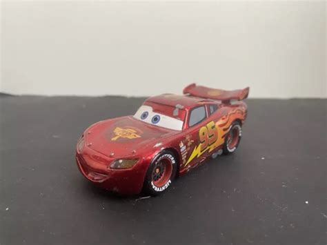 Disney Pixar Cars Metallic Rs Team Lightning Mcqueen 143 Disney Store