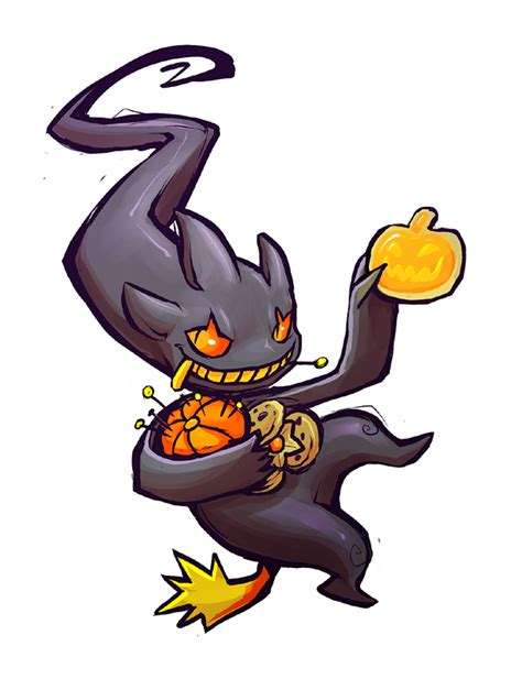 Squeedgemonster Banette Nintendo Pokemon Black Eyes Colored Sclera Cookie Food Full Body