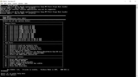 Ddr Detection Error On Vitis When Zynq Dram Test Is Run On Xczu1cg Custom Board