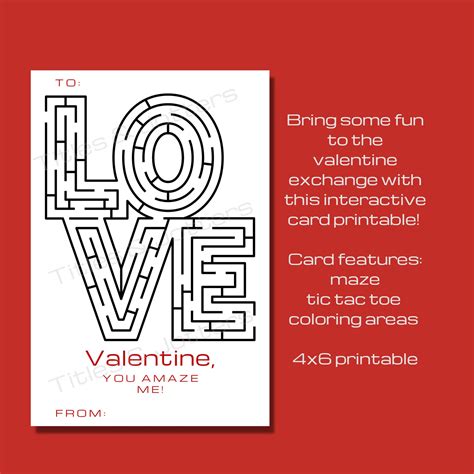 Printable Valentine Card You Amaze Me Valentine 4x6 Instant Download Etsy