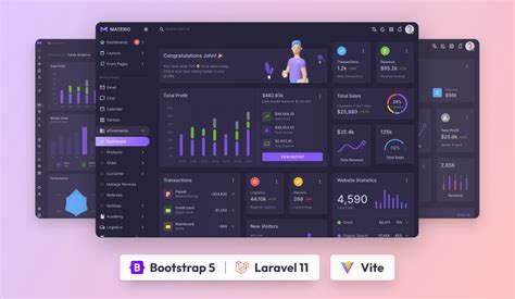 Materio Dashboard Pro Laravel 11