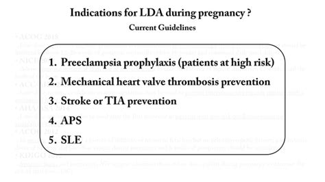 Low Dose Aspirin Use During Pregnancy 2021 Pdf