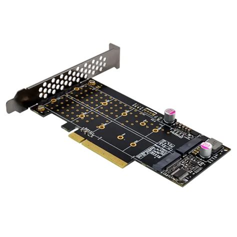 PCI E X Dual Channel M NVMe SSD Upgrade Expansion Card M M