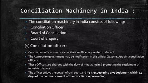 Conciliation And Adjudication Pptx