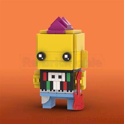 Lego Moc Punk Rocker By Skycaptain Rebrickable Build With Lego