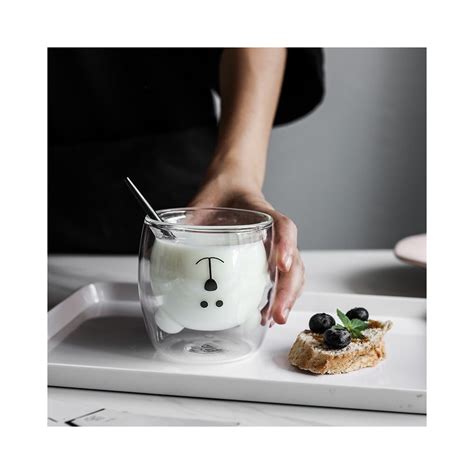 Красива чаша за чай и кафе с двойно дъно МЕЧЕ