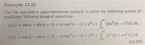 Example 13 23 Use The Successive Approximations
