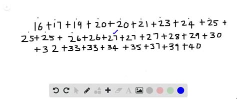 Solveduse The Following Information To Answer The Next Three Exercises The Following Data Show
