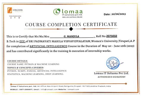 Manjula Gaddam On Linkedin Lomaaitsolutions Artificialintelligence Python