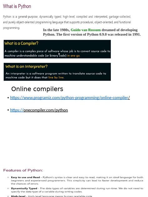 python basics pdf