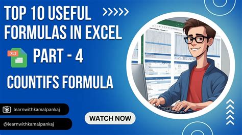 Master The Countifs Formula In Excel Top 10 Useful Formulas In Excel Part 4 Countifs