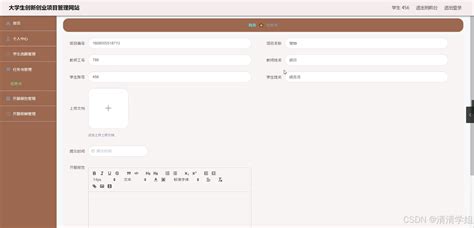 Java计算机毕业设计大学生创新创业项目管理网站（开题程序论文） Csdn博客