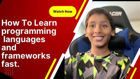 How To Learn Programming Fast Youtube