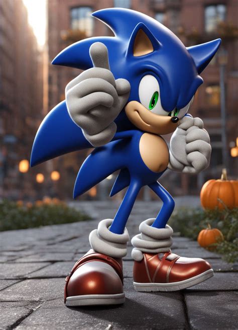 Sonic The Hedgehog In Helloween City By Markdeuce On Deviantart
