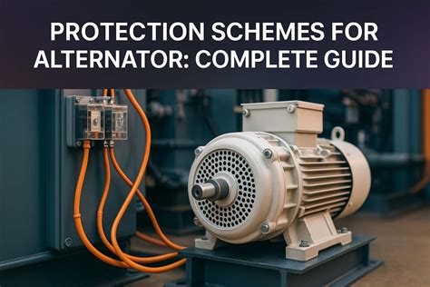 Protection Schemes For Alternator Complete Guide Electrical Engineering Hub