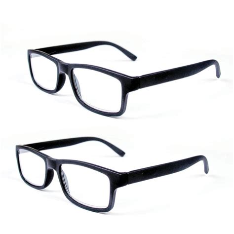 Magnifeye Reading Glasses Retro Black 25 Magnification 2 Pair Plus 2 Cases The Home Depot Canada