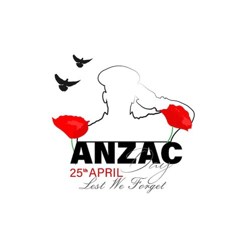 안작데이 양귀비 꽃 현충일 기호입니다 우리가 글자를 잊지 않도록 프리미엄 벡터