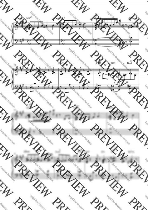 악보 찬송가 주 예수 내 맘에 들어와 Jazz Ver