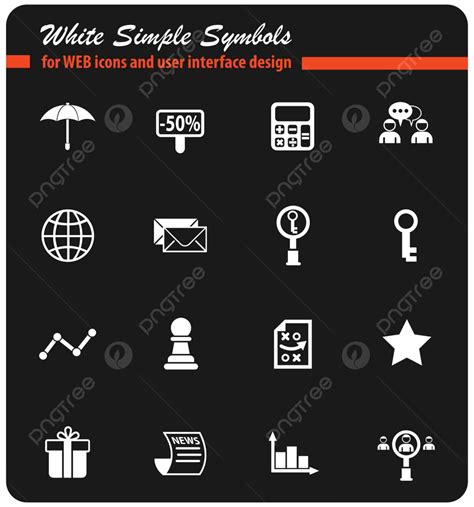 marketing icon set scheme pawn marketing vector scheme pawn