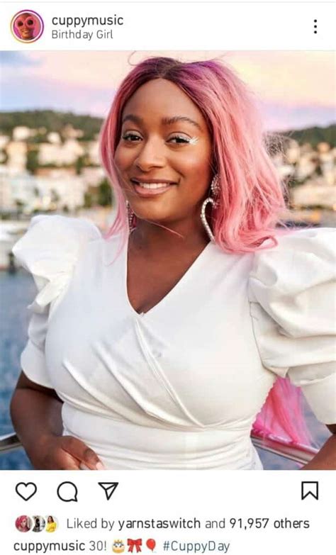 Dj Cuppy Celebrates 30th Birthday In Style Kemi Filani News