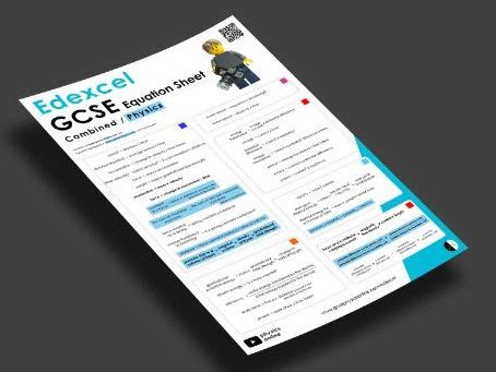 Edexcel GCSE Physics Equation Sheet Teaching Resources