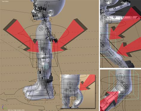 Rigging Mesh Is Penetrating Each Other Blender Stack Exchange
