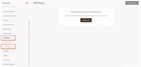 Authenticate To Functions With Api Keys Gcore