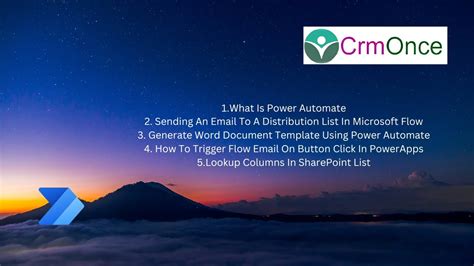Power Automate Scenarios Sending An Email To Distribution List In Microsoft Flow Word Document