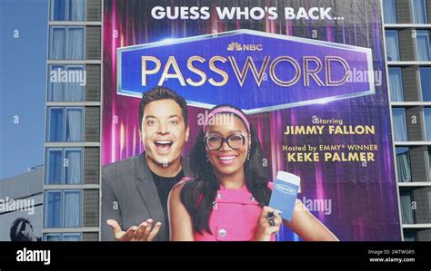 Los Angeles California Usa 19th March 2024 Password Nbc Billboard