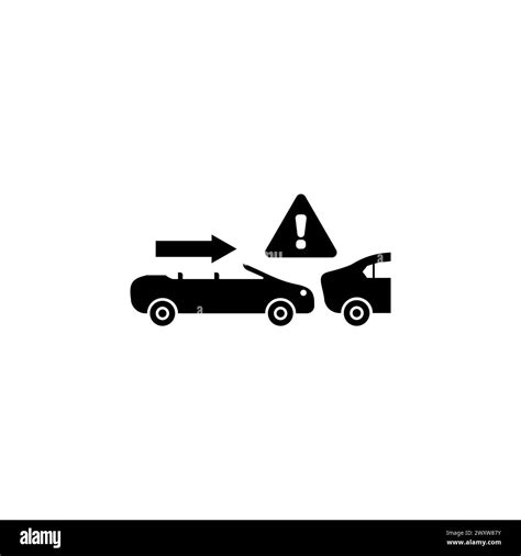 Keep Safe Distance Flat Vector Icon Simple Solid Symbol Isolated On White Background Stock