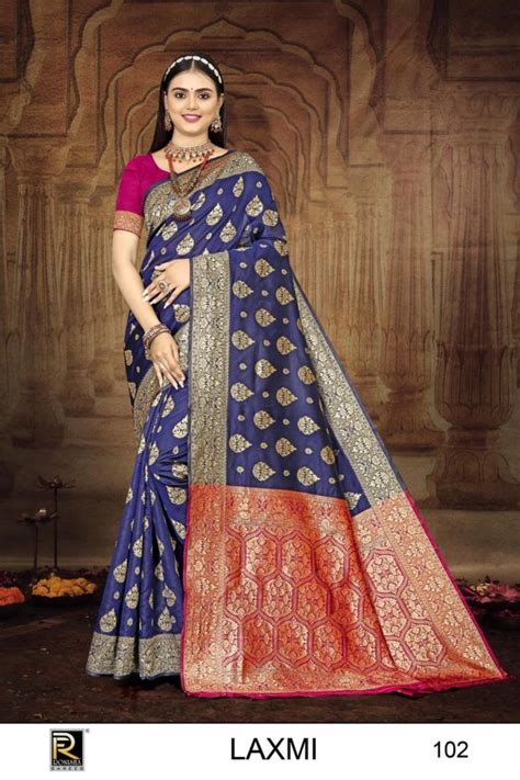 Ronisha Laxmi Designer Banarasi Silk Sarees Wholesale India Collection