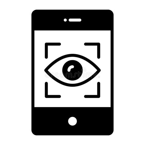 Eye Scanning Vector Design In Modern Style Cyber Security Icon Stock Vector Illustration Of