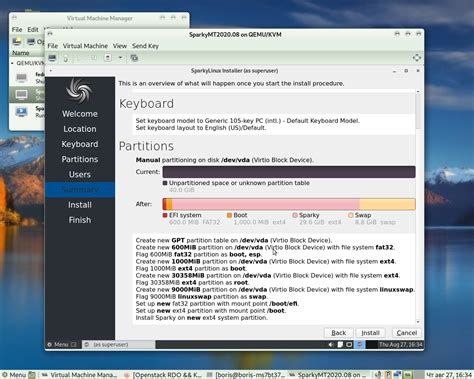 Openstack RDO KVM Hypervisor Install KVM Libvirt On SparkyLinux