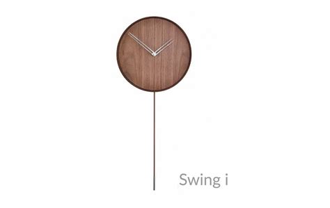 Swing Clock Wooden Wall Clocks With Pendulum Design Mondo