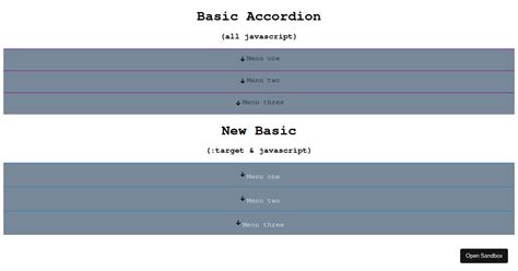 React Accordion Dropdown Forked Codesandbox