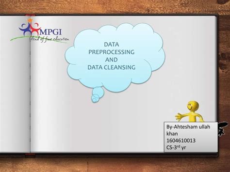 Data Preprocessing And Data Cleansing Pptx