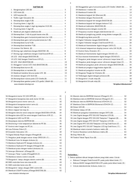 Pdf 99 Aplikasi Mikrokontroler Dokumen Tips
